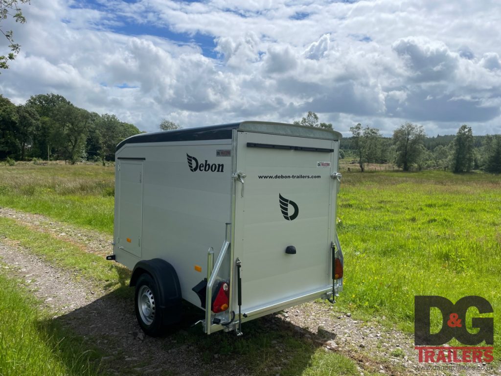 Debon C255 Single Axle Box Van Trailer with Side Door - D&G Trailers