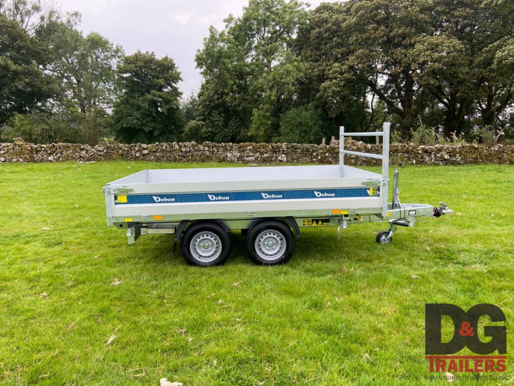 Debon PW2.4 Three Way Tipping Trailer 2600kg Gross - D&G Trailers