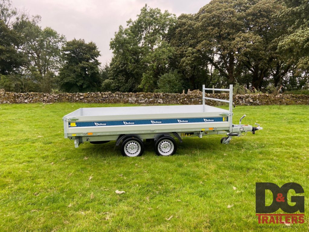 Debon PW3.6 Three Way Tipping Trailer 3500kg Gross - D&G Trailers