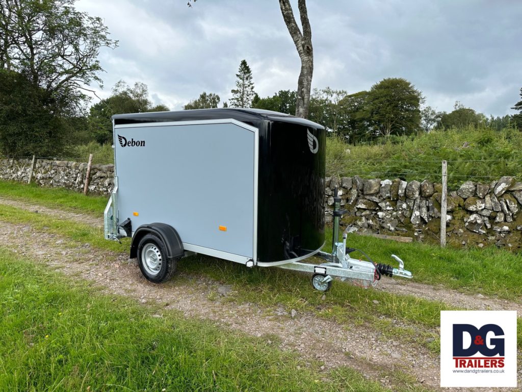 Debon C255 Single Axle Box Van Trailer with Aluminium Sides & Side Door ...