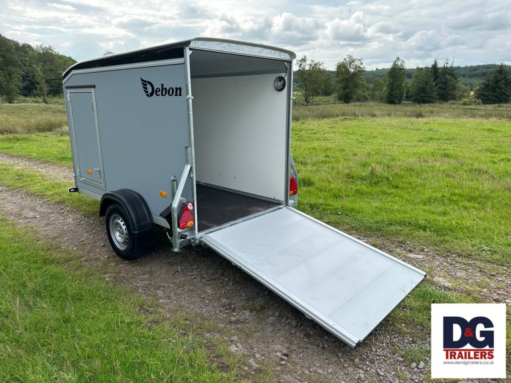 Debon C255 Single Axle Box Van Trailer with Aluminium Sides & Side Door ...
