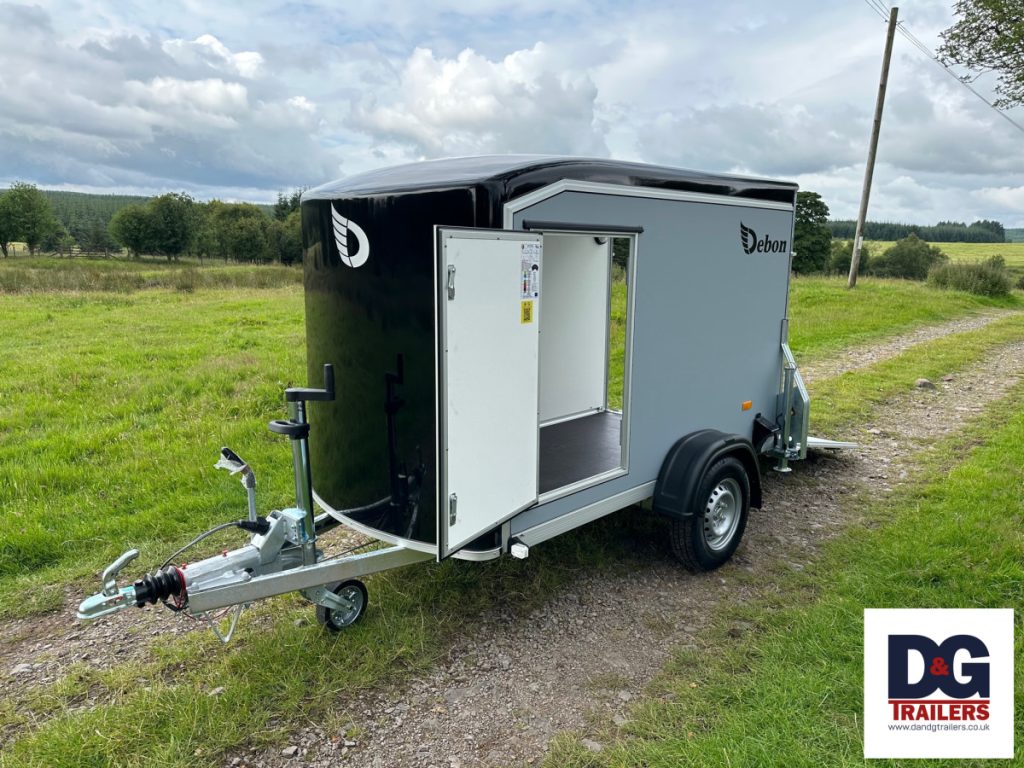 Debon C255 Single Axle Box Van Trailer with Aluminium Sides & Side Door ...