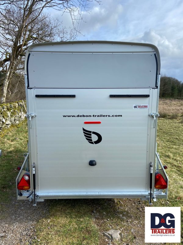 Debon C400 Single Axle Box Van Trailer in Black - D&G Trailers