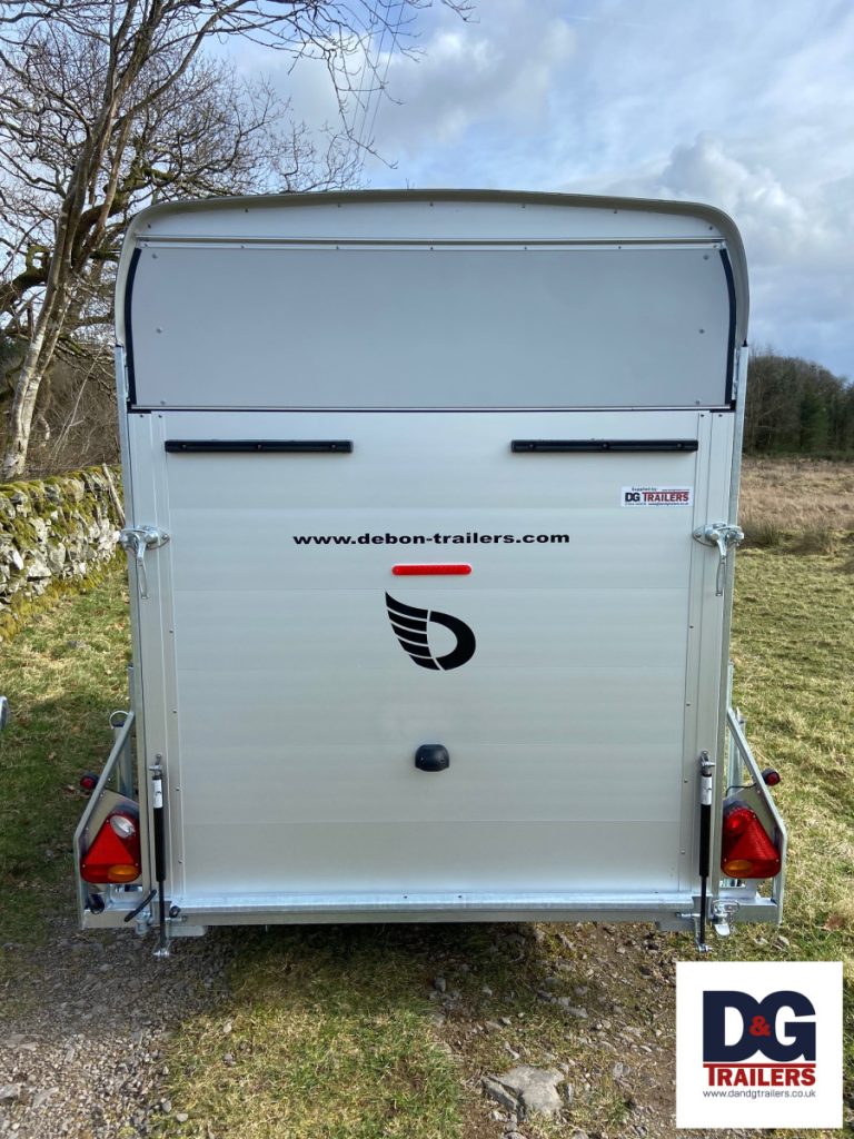 Debon C400 Single Axle Box Van Trailer in Black - D&G Trailers