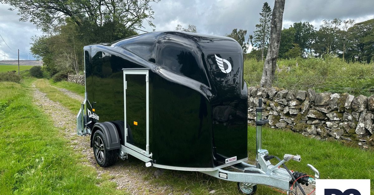 Debon Cargo 1300 Box Van Trailer in Black with Alloy Wheels For Sale ...