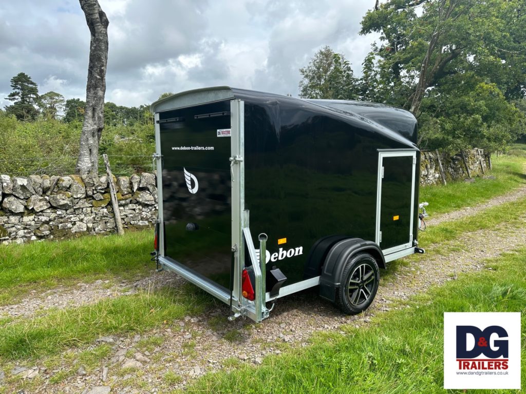 Debon Cargo 1300 Box Van Trailer in Black with Alloy Wheels For Sale ...