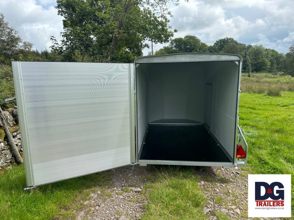 Debon Cargo 1300 Box Van Trailer in Black with Alloy Wheels For Sale ...